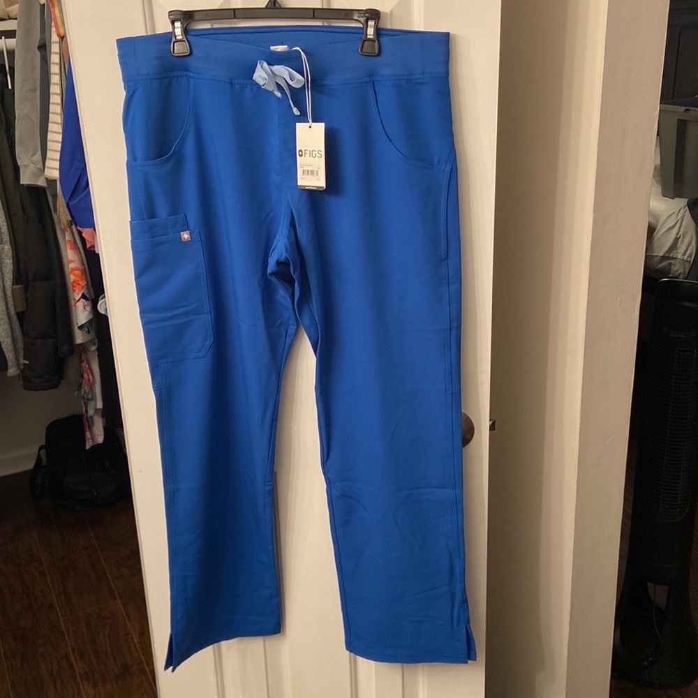 Figs Kade Cargo Pants - Royal Blue - Gem